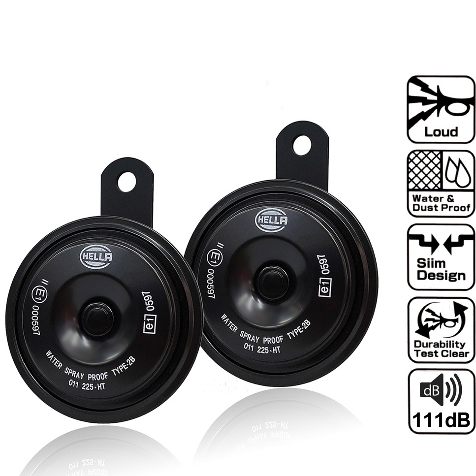 Original HELLA Horn Classic Horn Set Value Range for Motorcycle and ...
