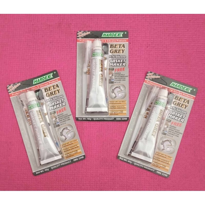 Hardex Beta Grey RTV Silicone Gasket Maker 40g | Shopee Philippines
