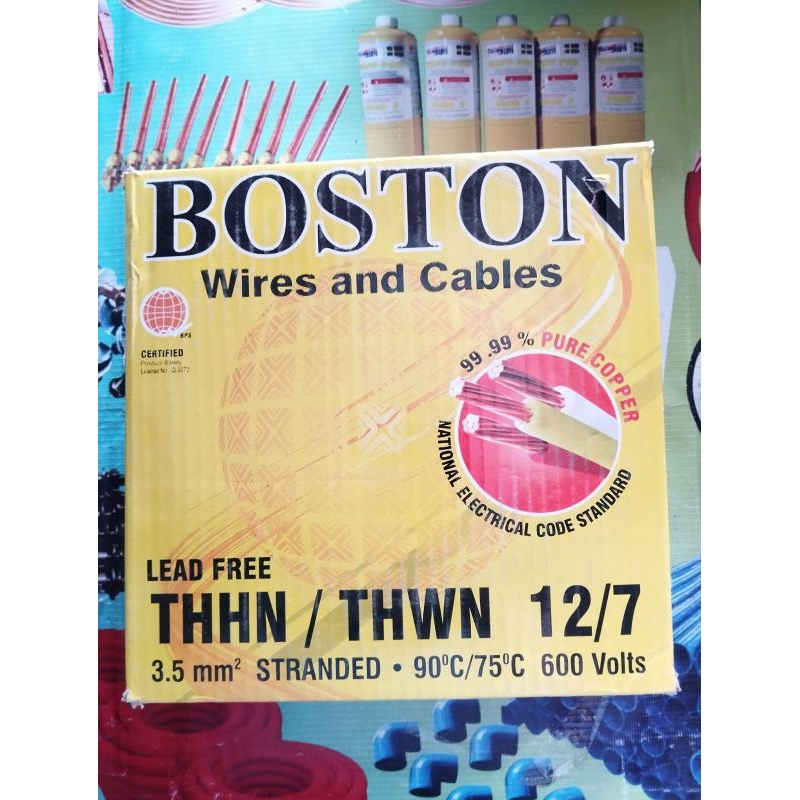 (SOLD per METER)BOSTON ORIGINAL THHN/THWN Stranded wire 14/7 12/7 2.0mm ...