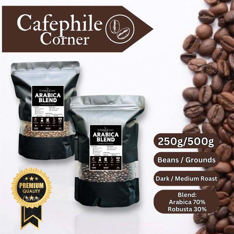 Arabica Blend 500g (Robusta/Arabica) Coffee Beans | Shopee Philippines