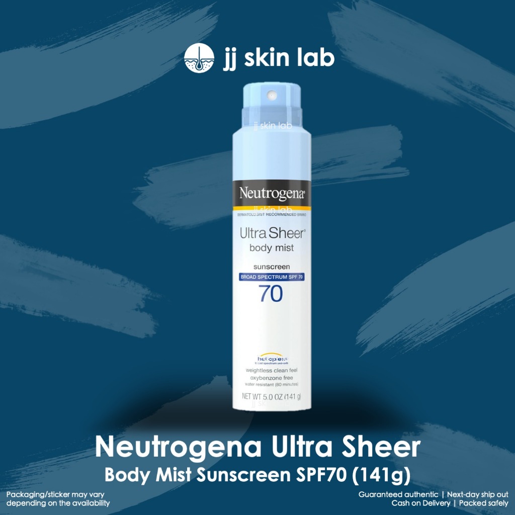 Neutrogena Ultra Sheer Body Mist Lightweight Sunscreen Spray | Shopee ...