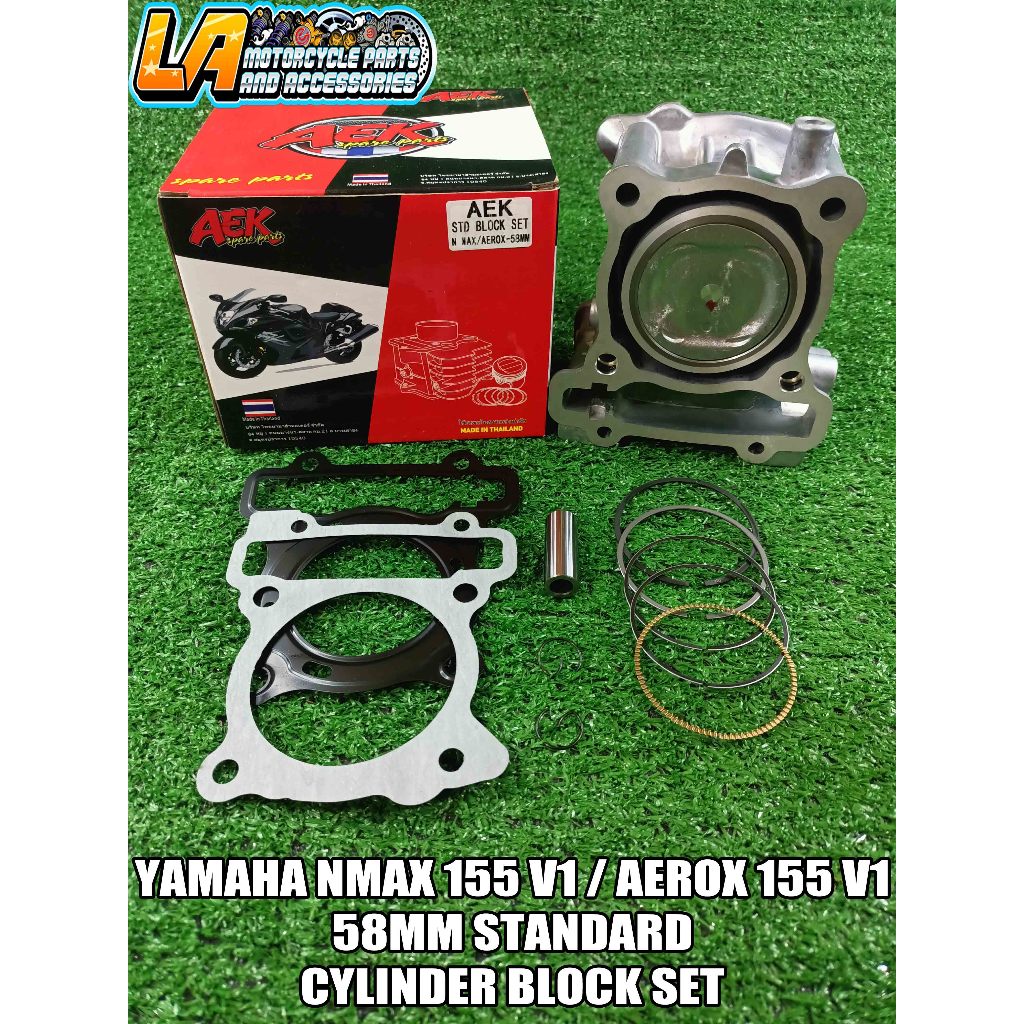 AEK CYLINDER BLOCK SET - YAMAHA NMAX 155 V1 / AEROX 155 V1 - 58MM STD / 62MM / 63MM / 65MM ...