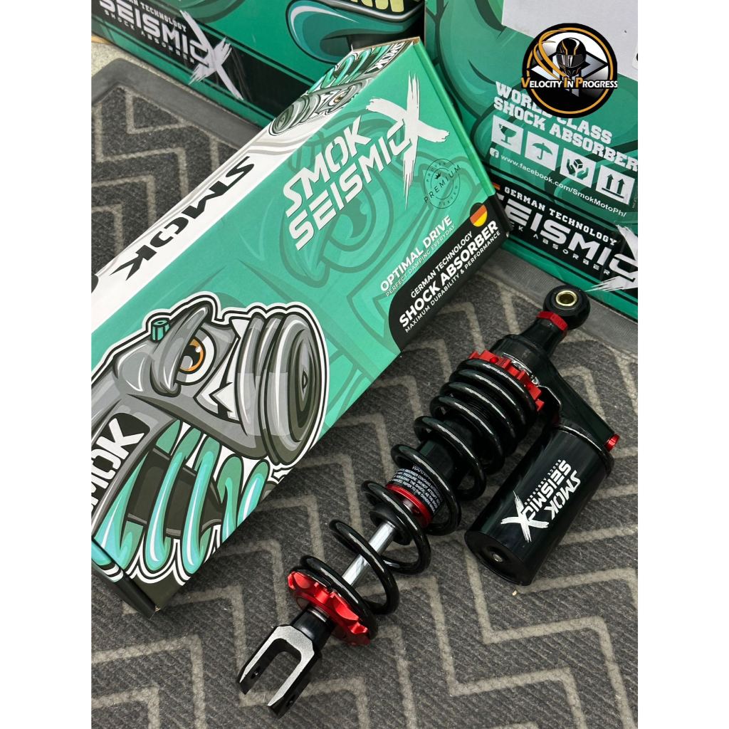 SMOK SEISMICX REAR SHOCK BLACK / SILVER SERIES MIO SPORTY / MIO I 125 ...