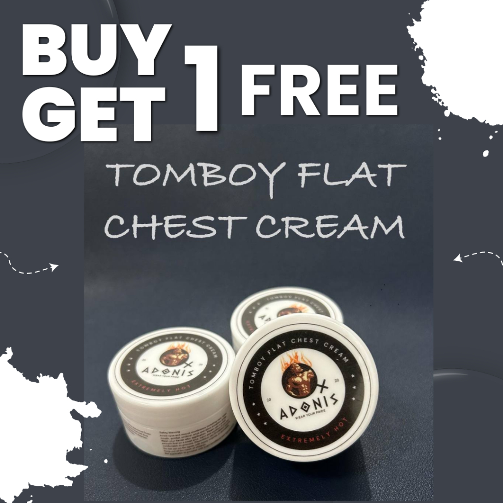 BUY 1 GET 1 ADONIS FLAT CHEST CREAM | Shopee Philippines