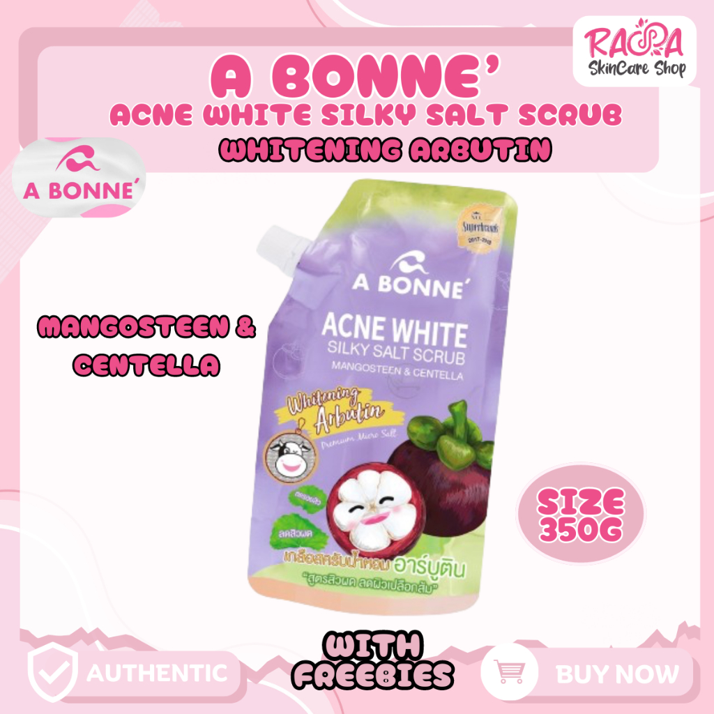 Abonne Acne White Silky Salt Scrub 350G - Mangosteen & Centella ( A133 ...