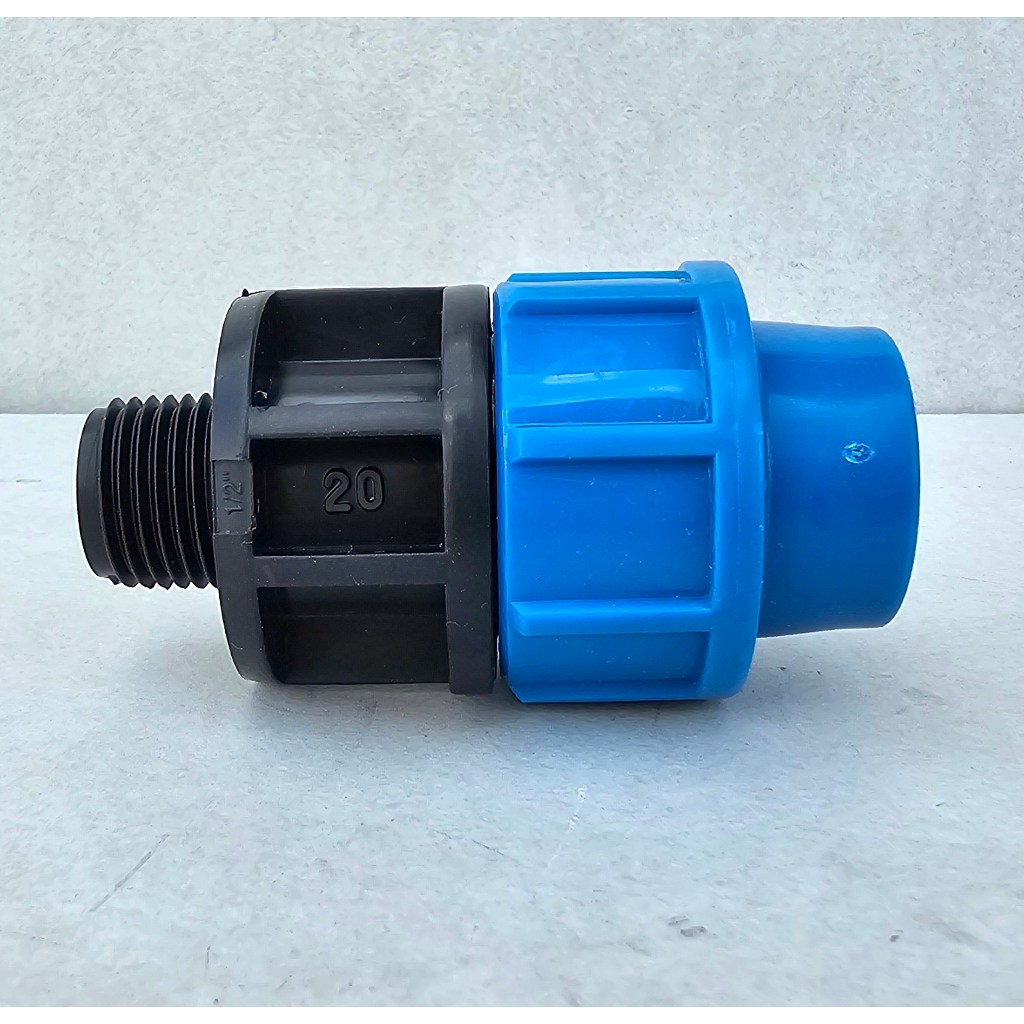 PE Compression Fitting Male Adapter 1/2" #20 | Shopee Philippines