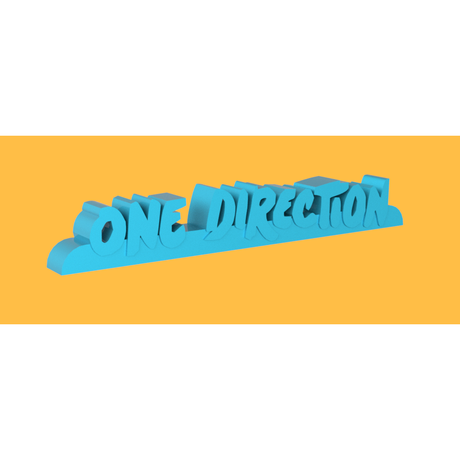 3D Printed One Direction Name Logo | Shopee Philippines