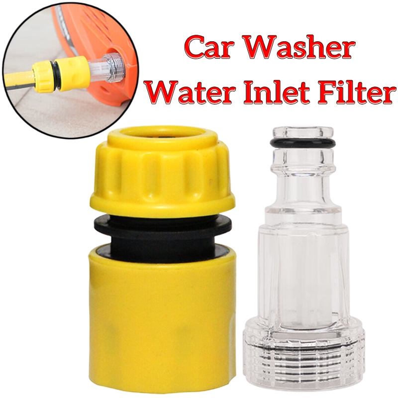 Car Washing Machine Adapter 2Pcs/Set for Pressure Washer Parts Filter ...