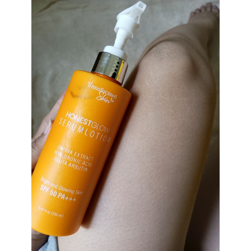 HONEST GLOW SERUM LOTION 250ML WITH SPA 50 PA+ | Shopee Philippines