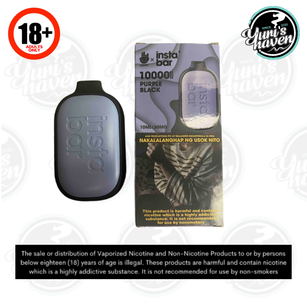 Instabar 10k puffs disposable pod (GHW compliant) | Shopee Philippines