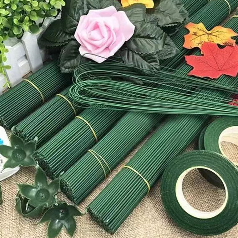 F&M flower diameter green wire handmade rose pole Wire mesh flower ...