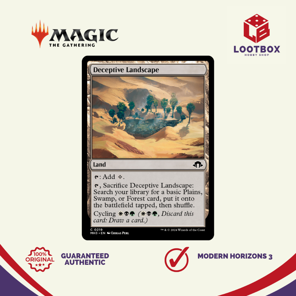 Magic the Gathering: Deceptive Landscape (Common) - Modern Horizons 3 ...