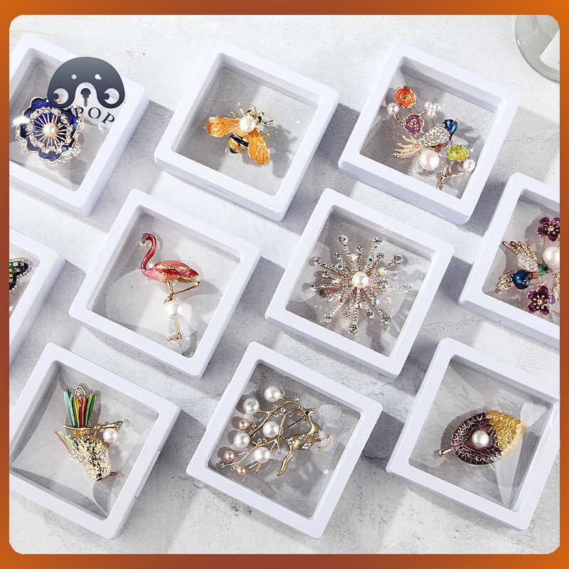 Floating Frame Storage Box 3D Display Jewelry Box Hanging Storage Pe ...