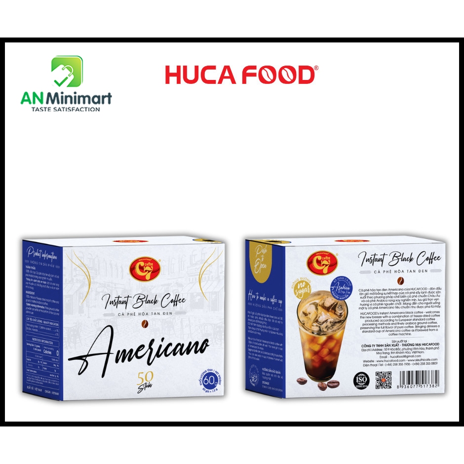 Americano C7 black instant coffee - Box of 50 packs | Shopee Philippines