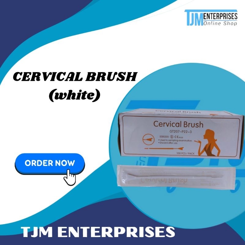 CERVICAL BRUSH (WHITE /BLUE) | Shopee Philippines
