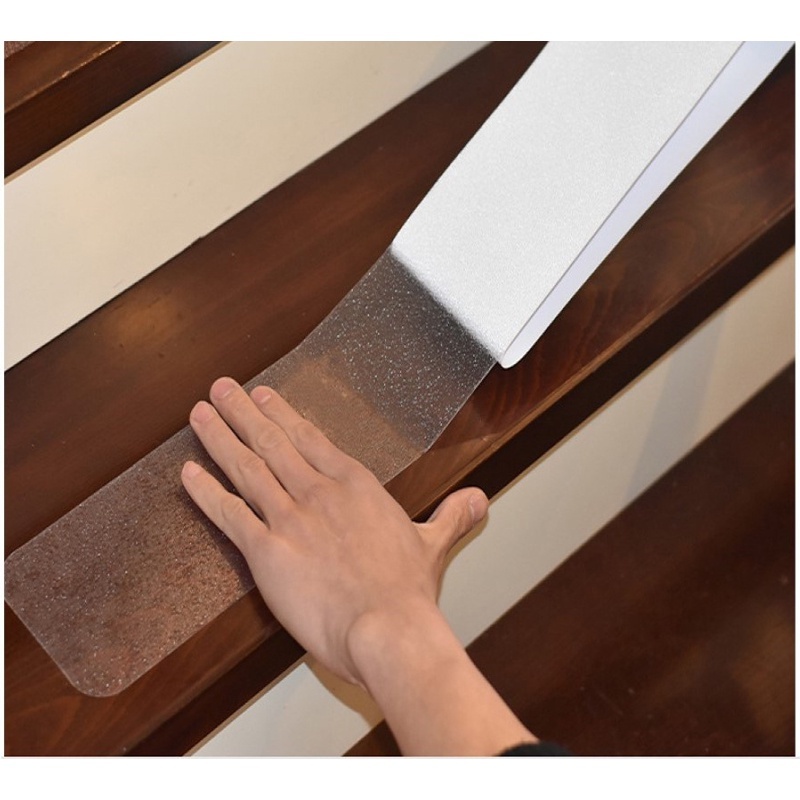 Transparent PVC Anti Slip Tape Abrasive for Stairs Tread Step Tape Non ...