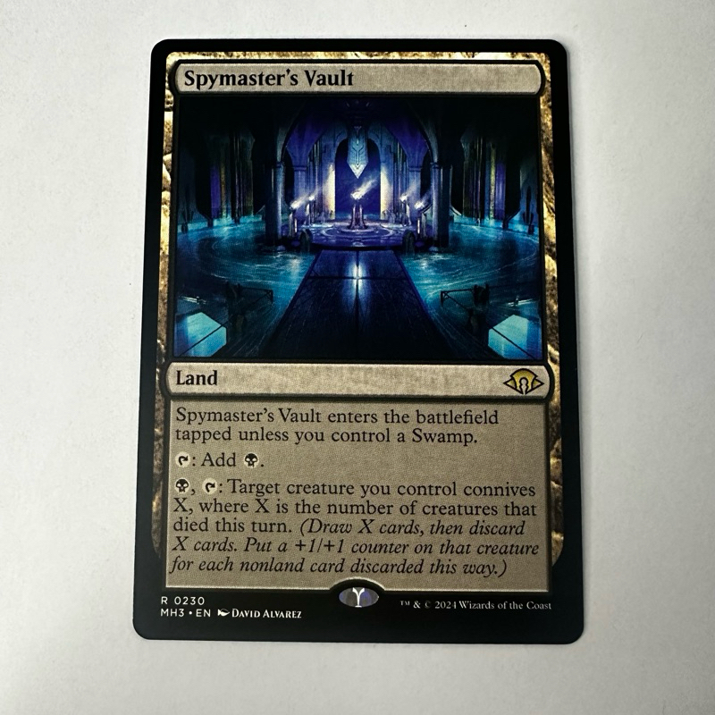 SPYMASTER’S VAULT | SHIFTING WOODLAND | MH3 MODERN HORIZONS 2 | BLACK GREEN MTG MAGIC THE ...