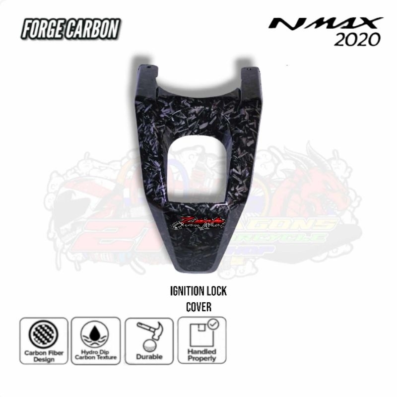 NEW!! Yamaha Nmax v2,v2.1 forged hydro dip carbon ignition lock cover ...
