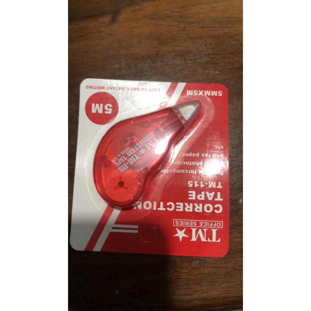 TM Correction Tape sold per pad and per piece | Shopee Philippines