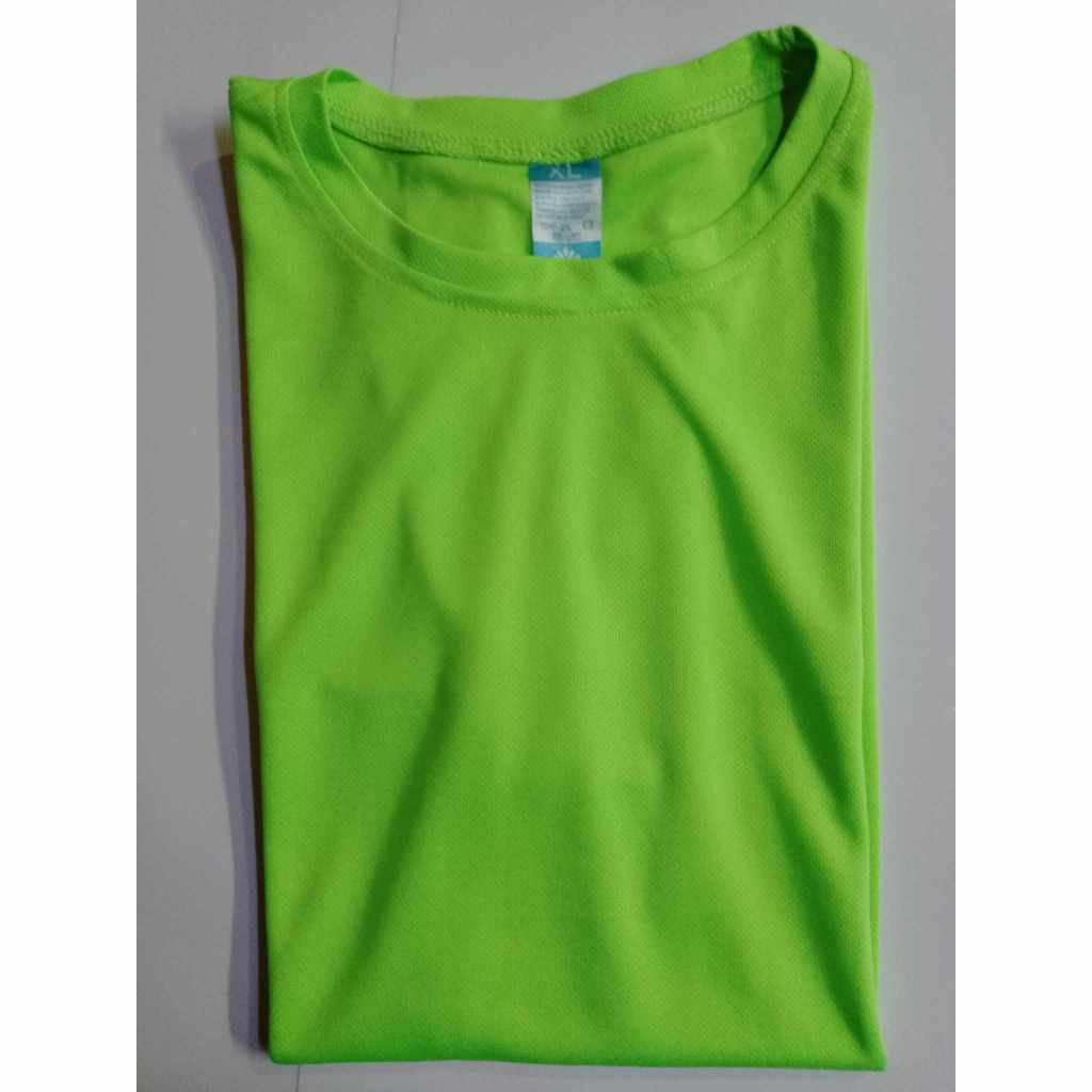 DRIFIT NEON GREEN T-SHIRT PLAIN UNISEX | Shopee Philippines