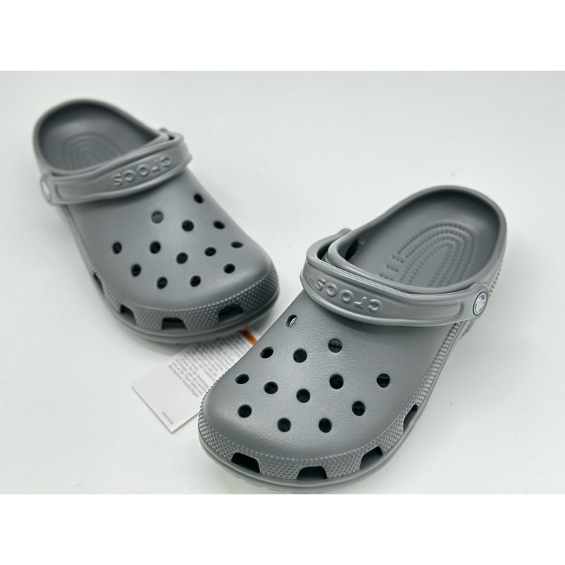 ORIGINAL Classic Clog Slate Grey Crocs | Shopee Philippines