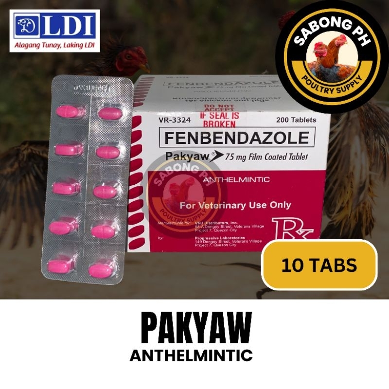 Pakyaw 10 tabs Anthelmintic | Shopee Philippines
