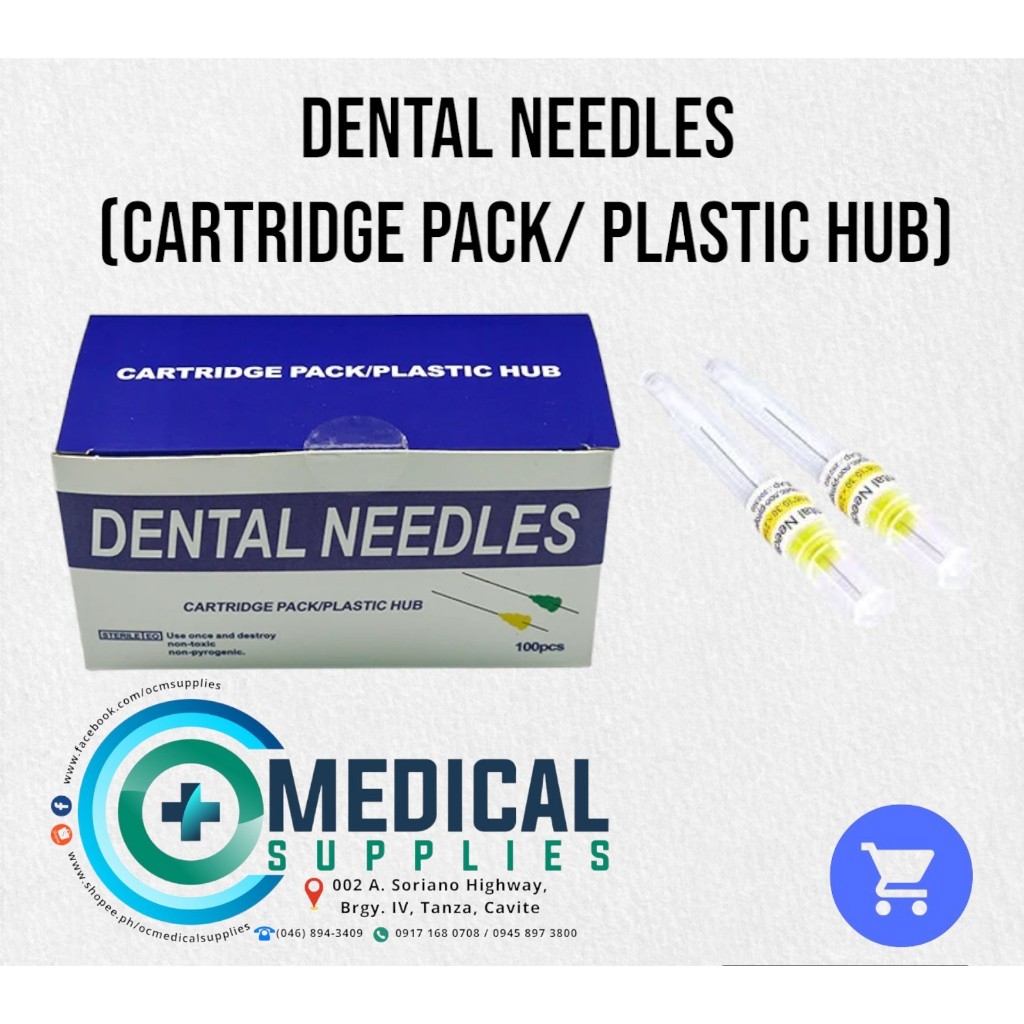 Dental Needles (Cartridge pack/ Plastic Hub) | Shopee Philippines