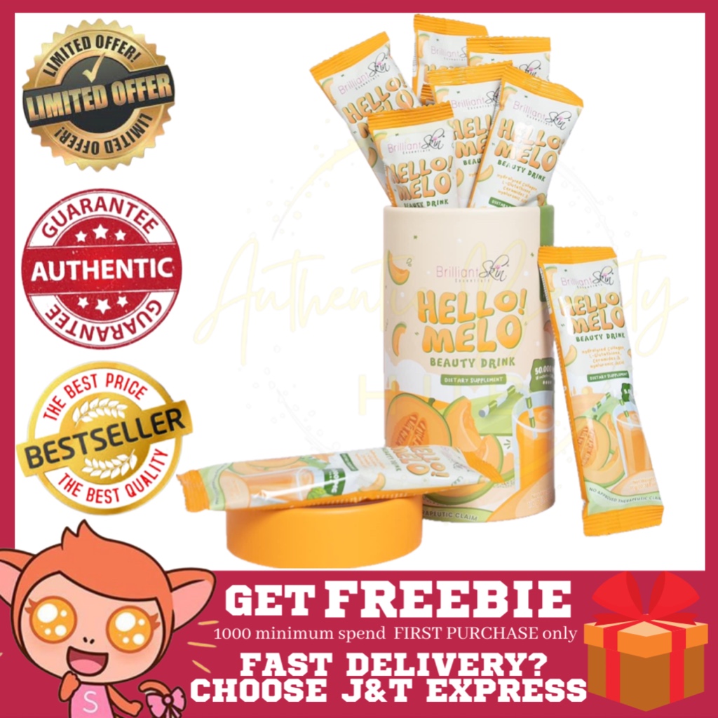 AUTHENTIC Brilliant Skin HELO MELO Beauty Drink with Hydrolyzed ...