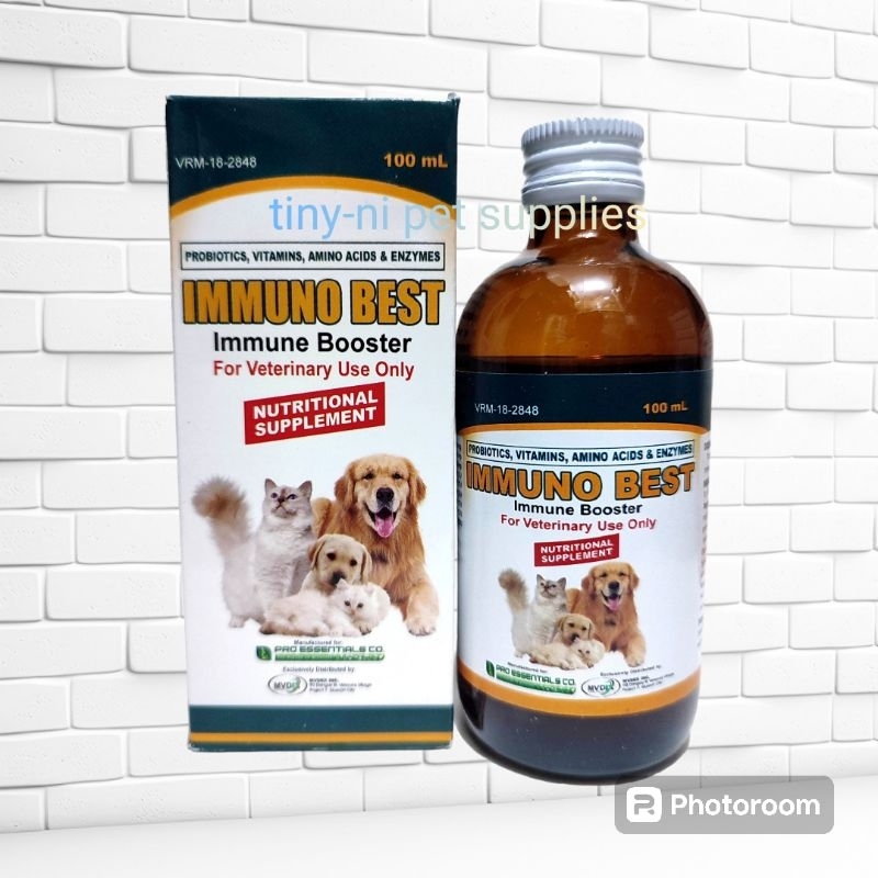 Immuno Best Syrup for Pet Dog Cat|100ml Immune System Enhancer with ...