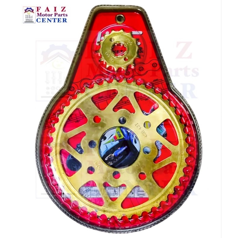 SPROCKET CHAIN SET FOR RAIDER-150, DREAM/C100, SNIPER-150/LC-150, WAVE ...