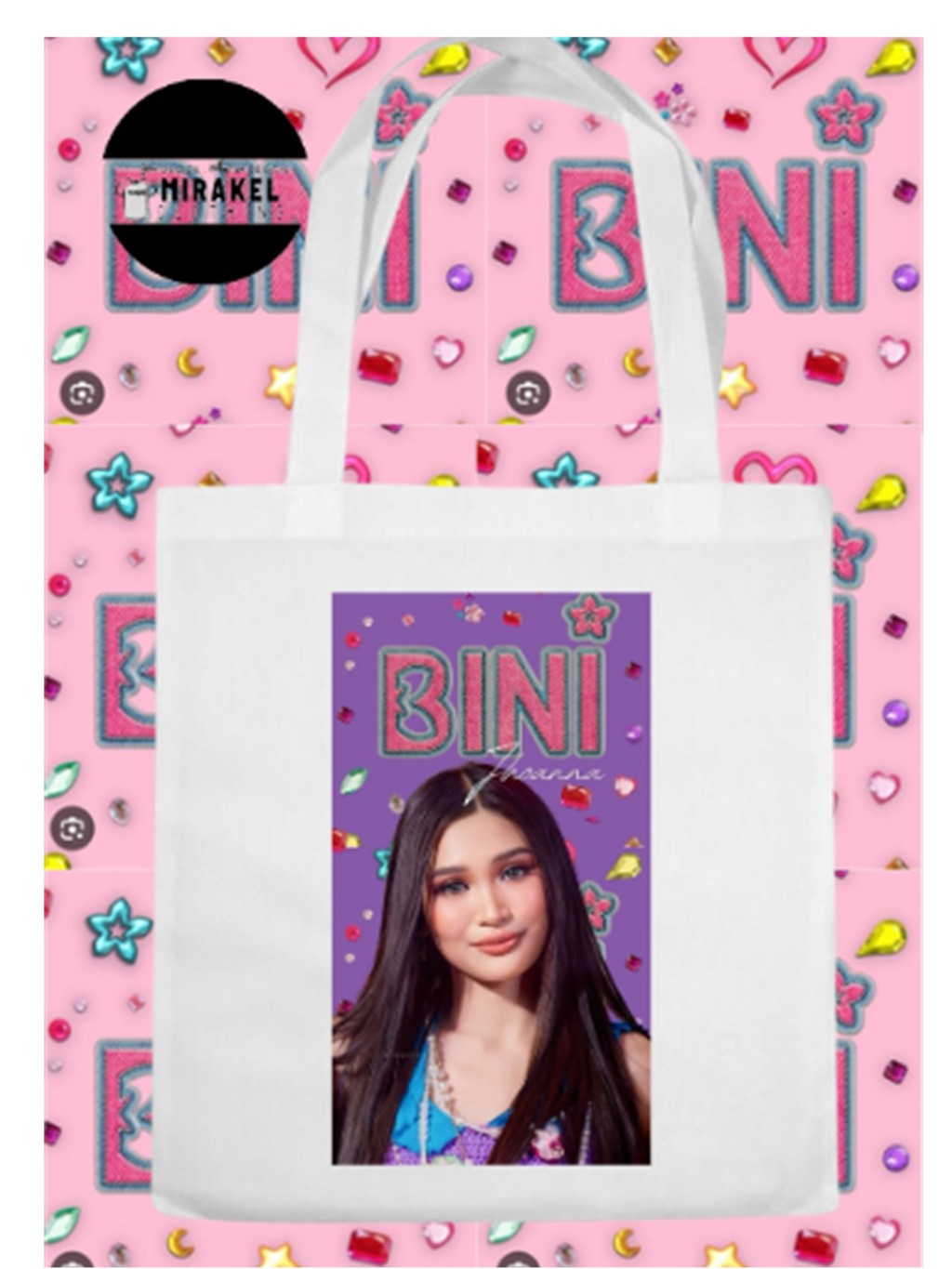 BINI BAG SOUVINER TOTE BAG SUBLIMATION TOTE BAG KATSA BAG | Shopee ...