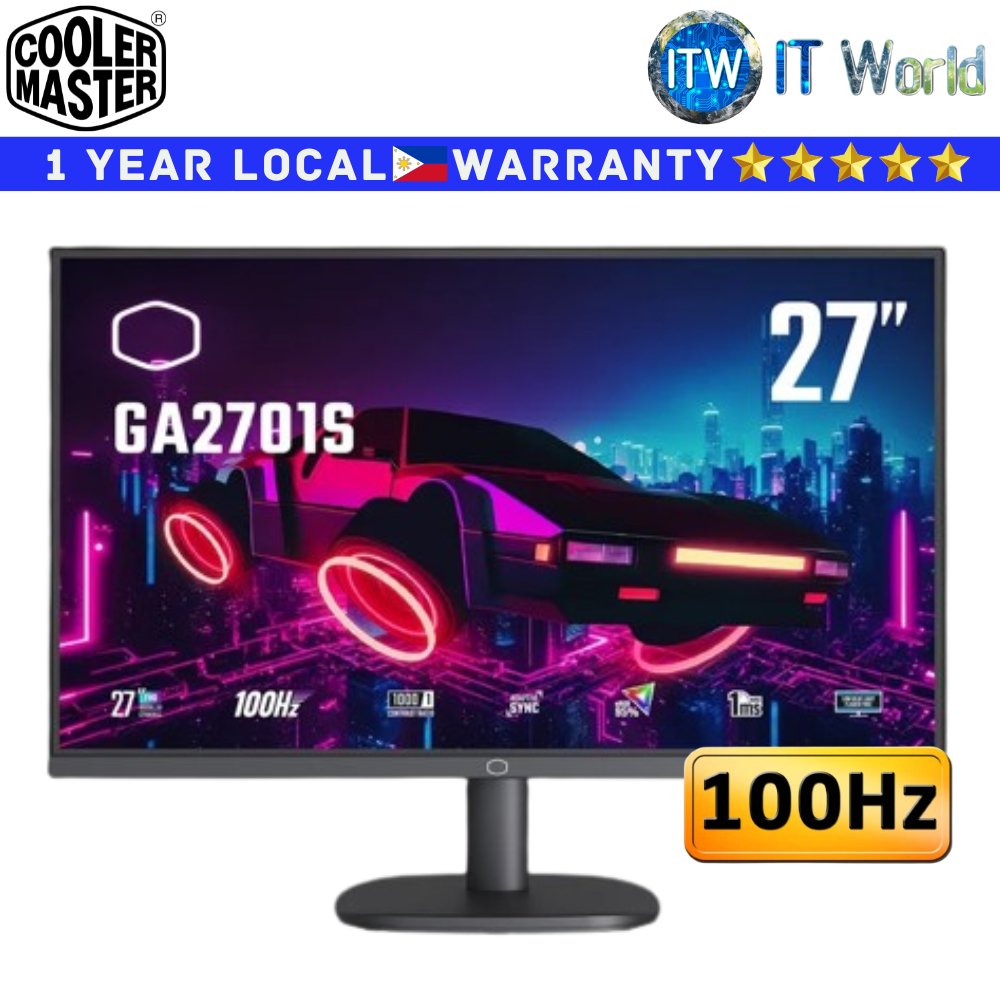 Itw | Cooler Master Gaming Monitor 27" (1920 x 1080 FHD) / 100Hz / IPS ...
