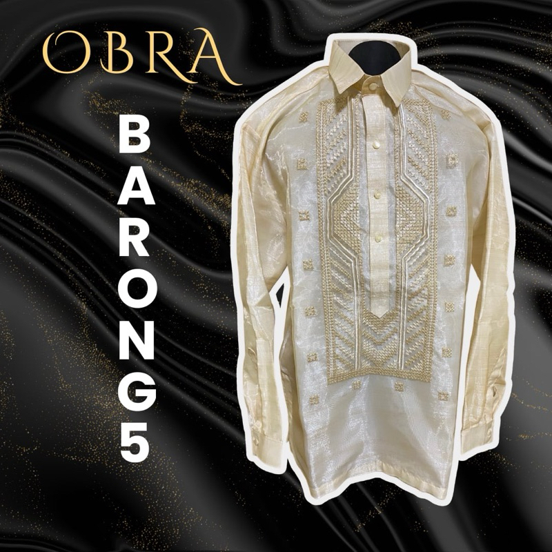 BARONG TAGALOG PINYA ORGANZA WITH /LINING EMBRIODERED | Shopee Philippines