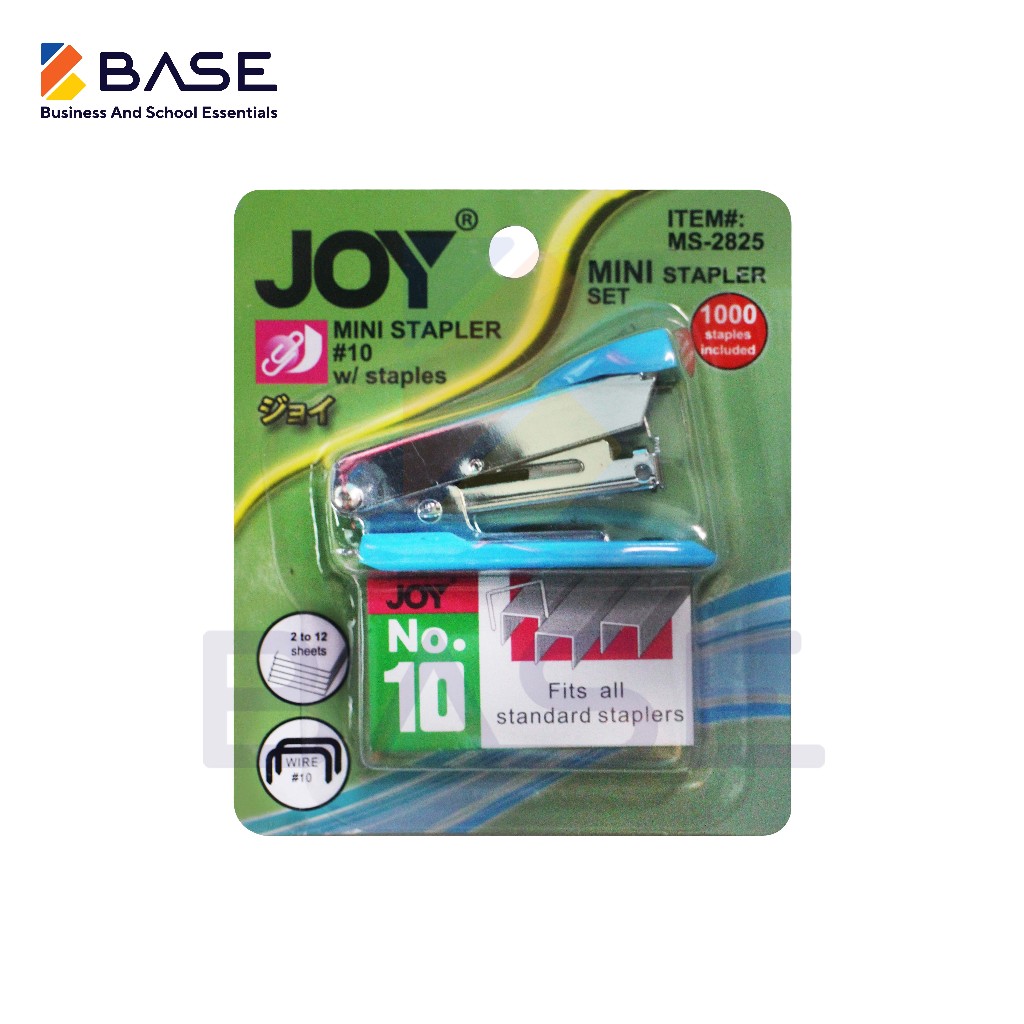 MS-2825 Joy Mini Stapler No. 10 With Staples | Shopee Philippines
