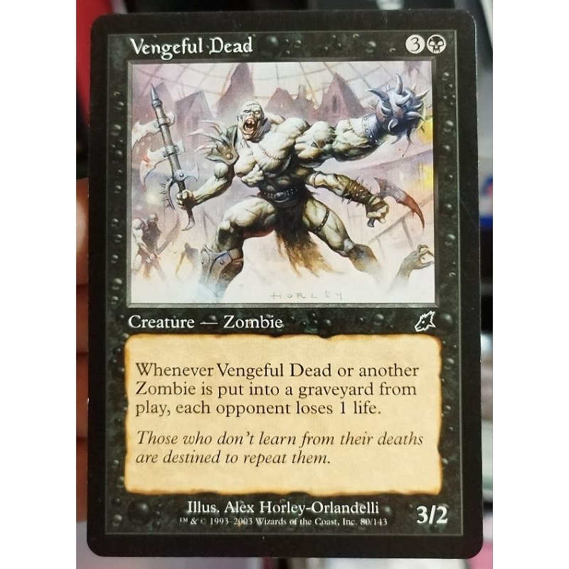 Vengeful Dead (Magic the gathering) | Shopee Philippines