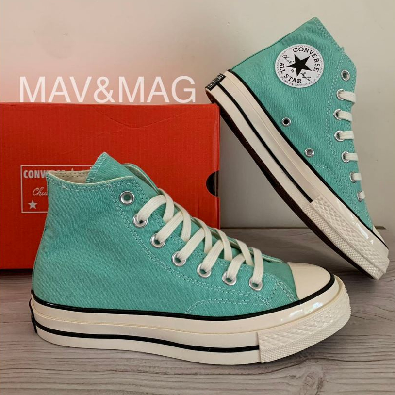 Mint Green Converse Chuck Taylor High Cut Sneakers For Men and Women ...