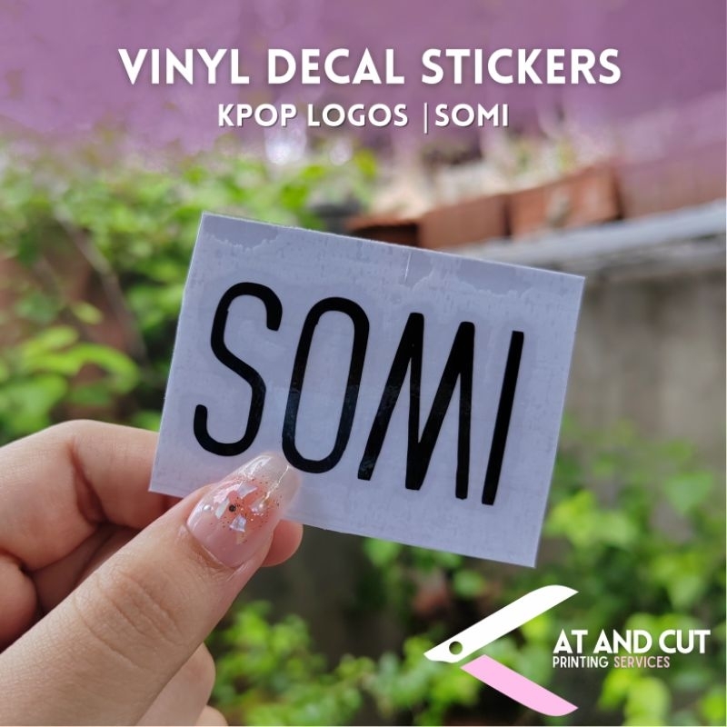 SOMI | KPOP Logo Vinyl Decal Stickers by Cat&Cut Printing Services ...