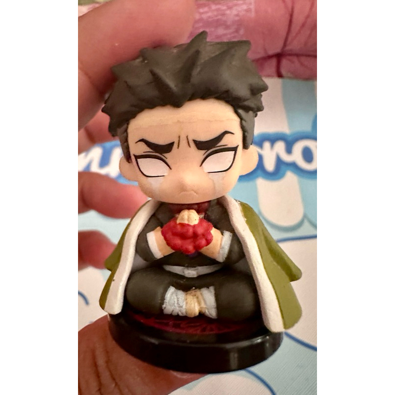 Demon Slayer Gyomei Himejima Sitting Mini Action Figure 4cm | Shopee ...