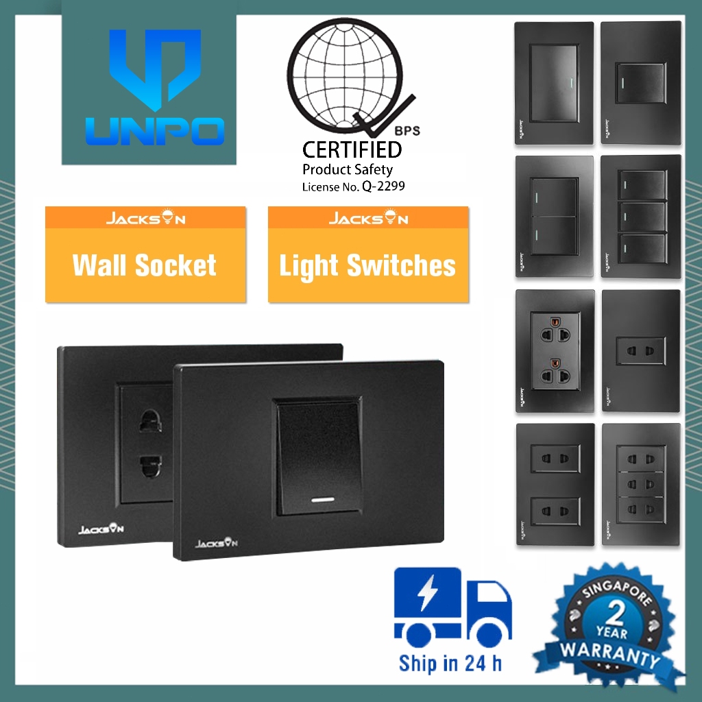 1Gang 2Gang 3Gang Switch Light Outlet Wall Universal Socket Switch Plug ...