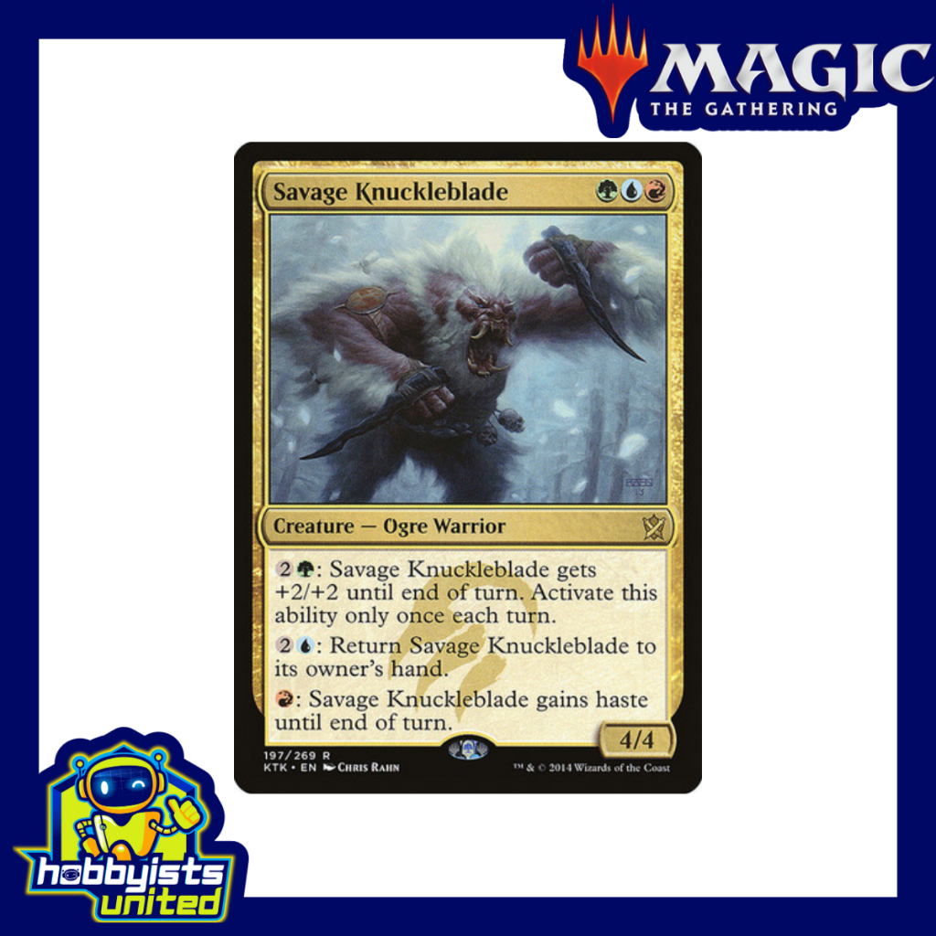 Savage Knuckleblade - Magic: The Gathering (Khans of Tarkir) | Shopee ...