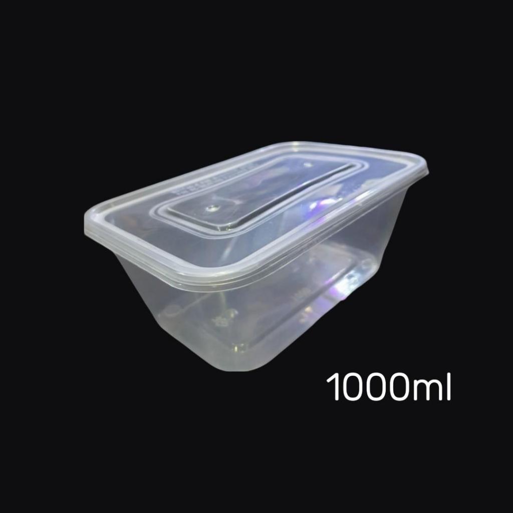 Rectangular Microwavable Tupperware 500ml/650ml/750ml/1000ml 50PCS ...