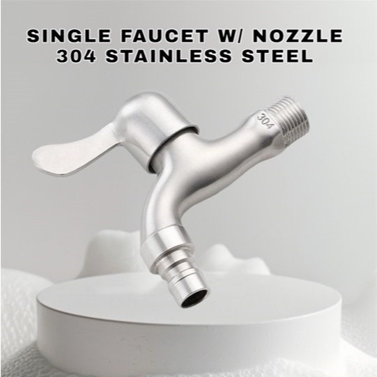 Stainless Steel SUS304 Single Faucet Kitchen Bathroom Washing Machine ...