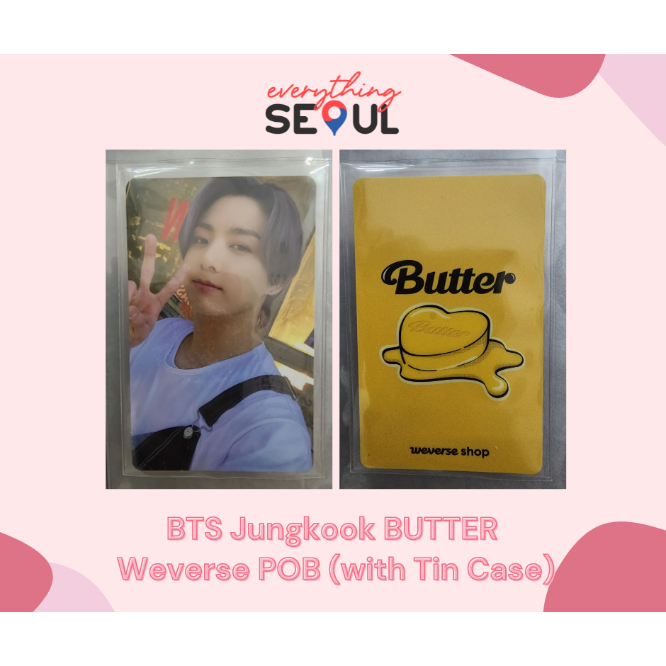 BTS Jungkook BUTTER Weverse POB (with Tin Case) | Shopee Philippines