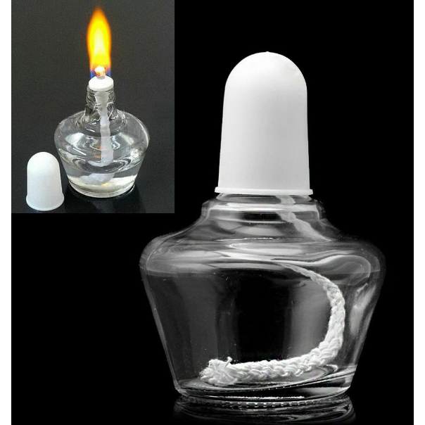 Glass Alcohol Lamp With plastic Cap | Shopee Philippines