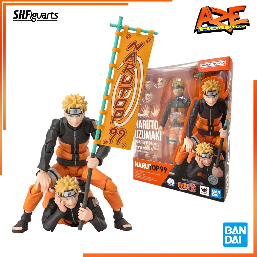 SHFiguarts SHF Naruto Uzumaki Narutop99 Edition Action Figure Bandai ...