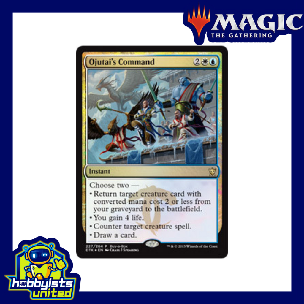Ojutai's Command (Foil/Buy-a-Box) - Magic: The Gathering (Dragons of ...