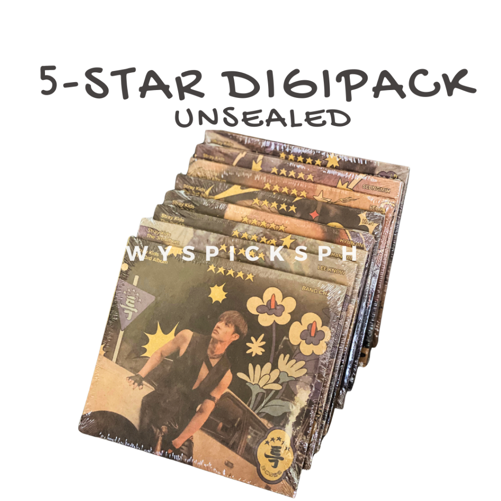 UNSEALED Stray Kids 5-Star Digipack Onhand Bangchan Lee Know Changbin ...