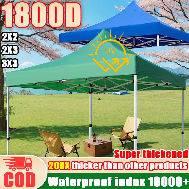 2x2/2x3/3x3/3x4.5/3x6m Oxford Tent Cover 1800D Thickening waterproof ...