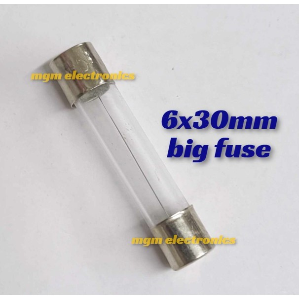 1PC FUSE, QUICK BLOW GLASS FUSE 6X30MM 250V BIG FUSE | Shopee Philippines