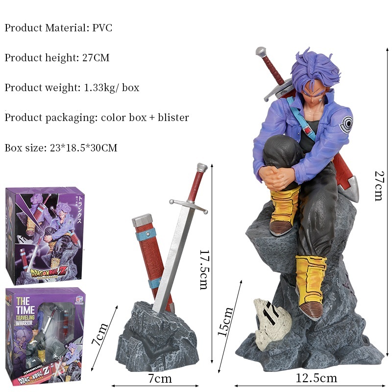 Anime and Toy World Dragon Ball Z DBZ Trunks The Time Traveling Warrior ...